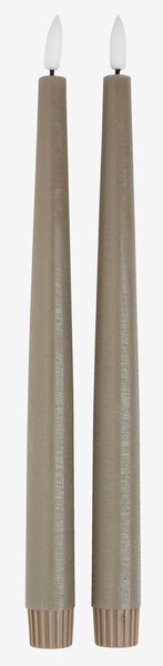 LED candle GUDMUND H29cm 2pcs/pk - JYSK