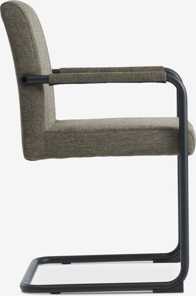 Dining chair ESPE olive/black - JYSK