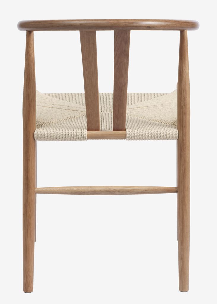 Dining chair GUDERUP oak/natural - JYSK