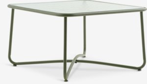 Side table ORTEN W60xL60xH35 olive green - JYSK