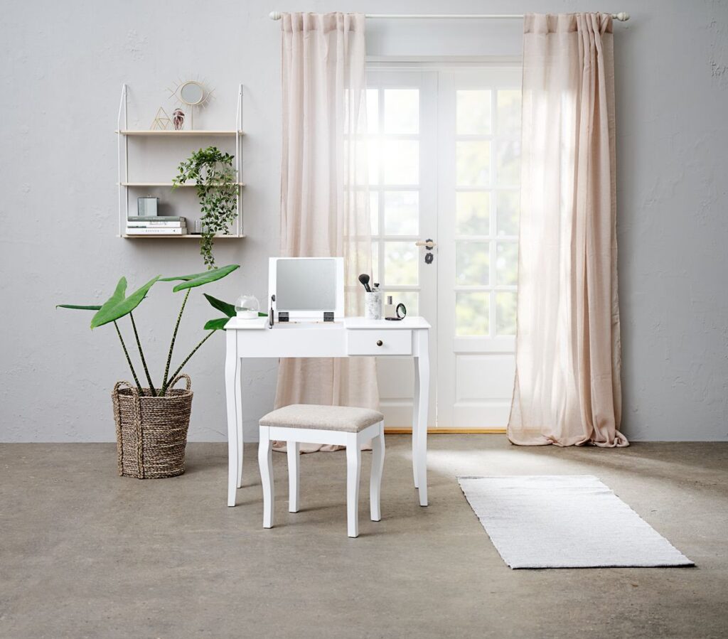 Wall shelf HEJLSMINDE 3 shel. white/nat. - JYSK