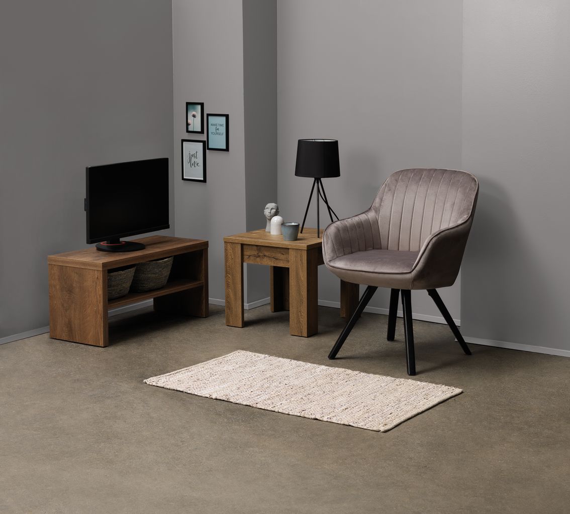 End table VEDDE 50x50 wild oak - JYSK