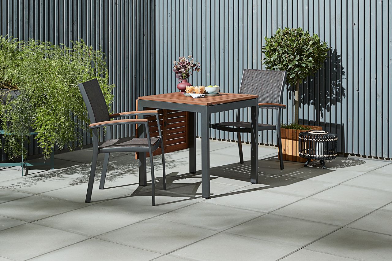 Table YTTRUP W70xL75/126 hardwood - JYSK