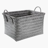 Basket MANUS W30xL39xH25cm grey - JYSK