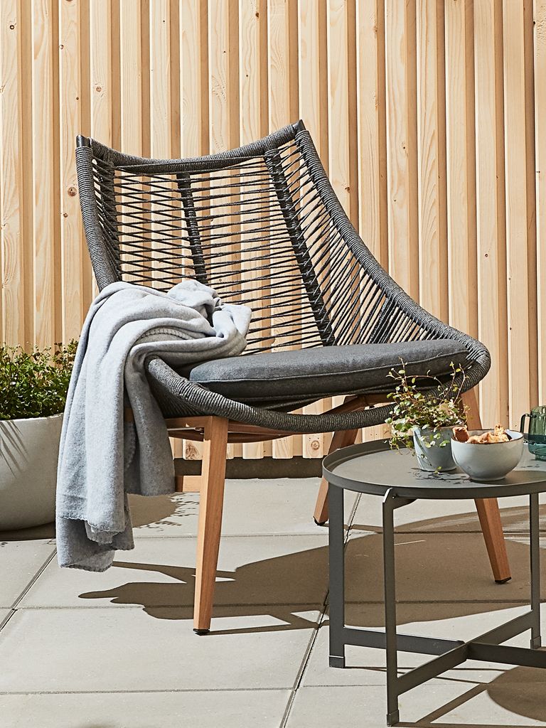 Lounge chair DANNEMARE grey - JYSK