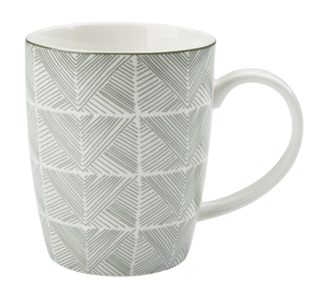 Mug INGVART D.8xH10cm 350ml w/lines - JYSK