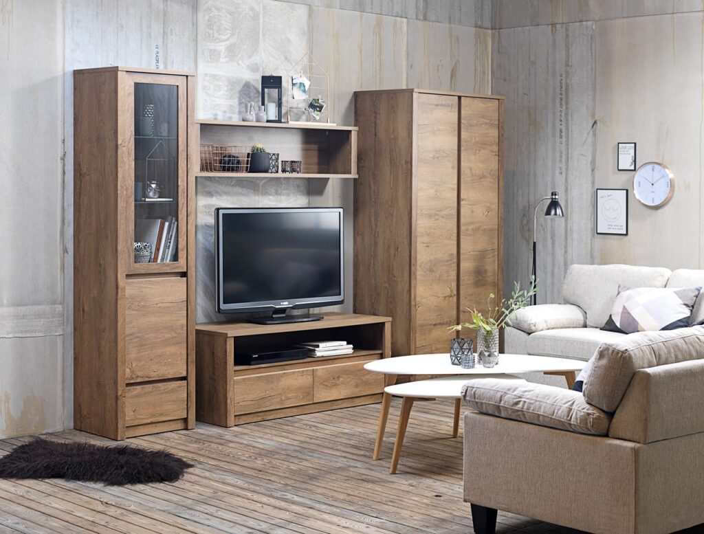 Wardrobe VEDDE 90x197 wild oak - JYSK
