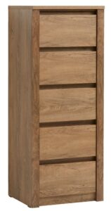 5 drawer chest VEDDE wild oak - JYSK