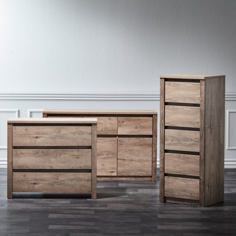 5 drawer chest VEDDE wild oak - JYSK