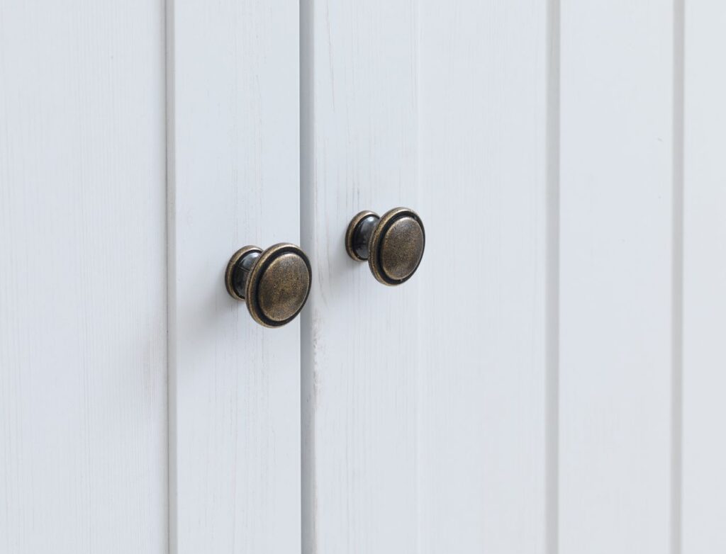 Wardrobe MARKSKEL 112x210 white/oak - JYSK