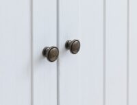 Wardrobe MARKSKEL 112x210 white/oak - JYSK